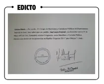 Edicto: Ana Laura Scipioni solicita Colegiaciòn como Martillero y ...