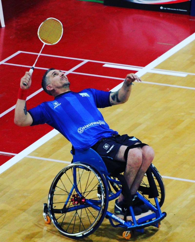 Bádminton adaptado: Lucas Díaz Aspiroz, cuarto en el continente